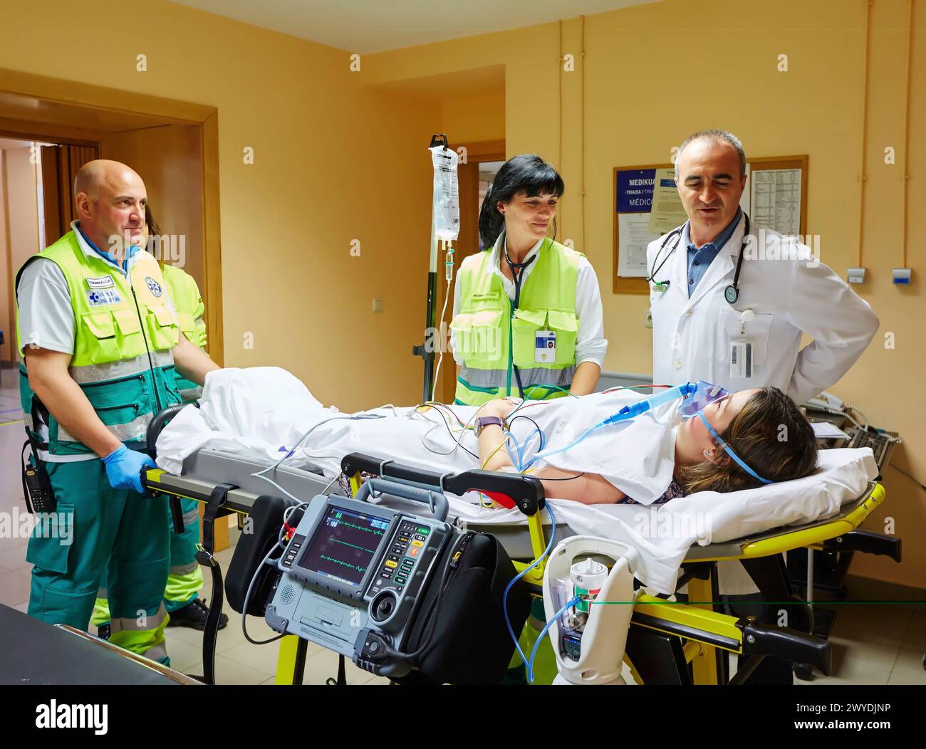 Triage, Emergency room, Hospital Donostia, San Sebastian, Gipuzkoa ...