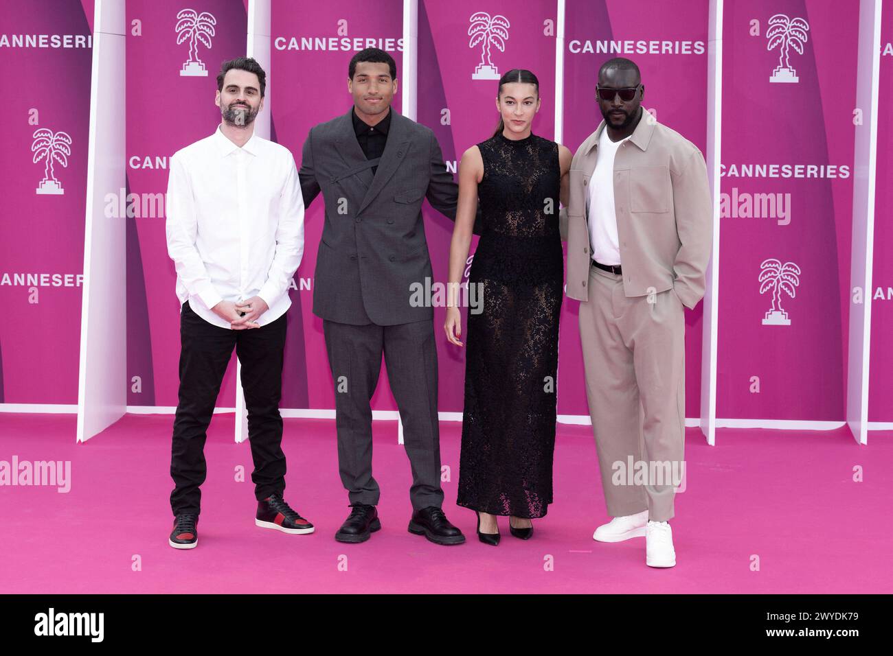 Cannes, France. 23rd Mar, 2024. Florent Bodin, Erwan Konate, Sara ...