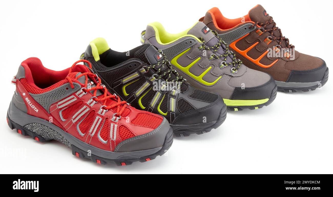 Protective boot, Safety shoes, Footwear for professional use Stock ...