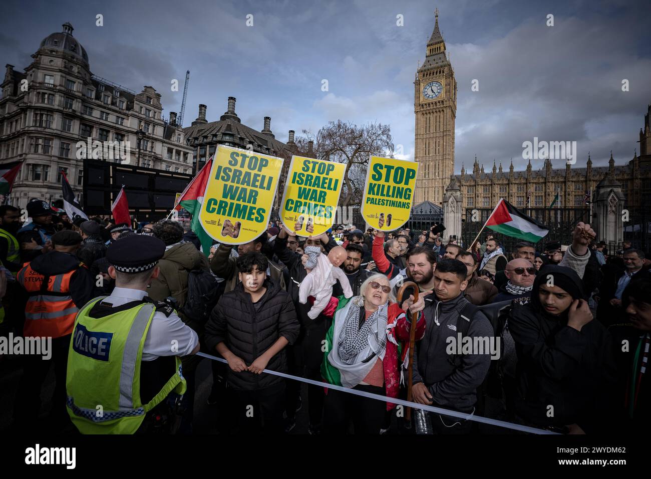 London, UK. 5th April 2024. Al Quds Day annual march through ...