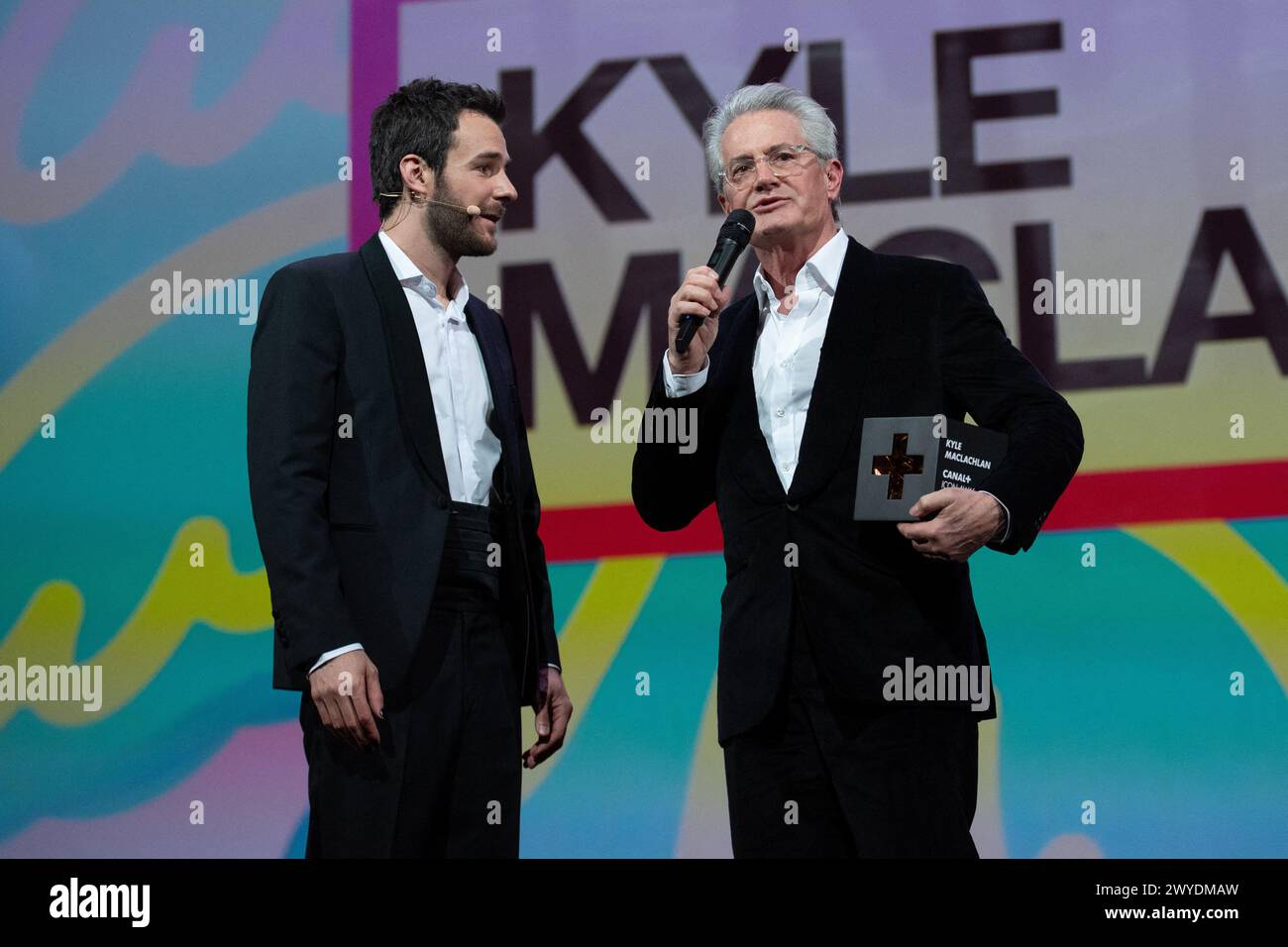 Cannes, France. 05th Apr, 2024. Bertrand Usclat and Kyle MacLachlan ...