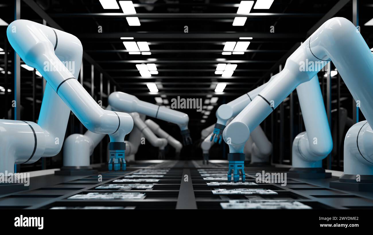 Smart industrial robots hi-res stock photography and images - Alamy