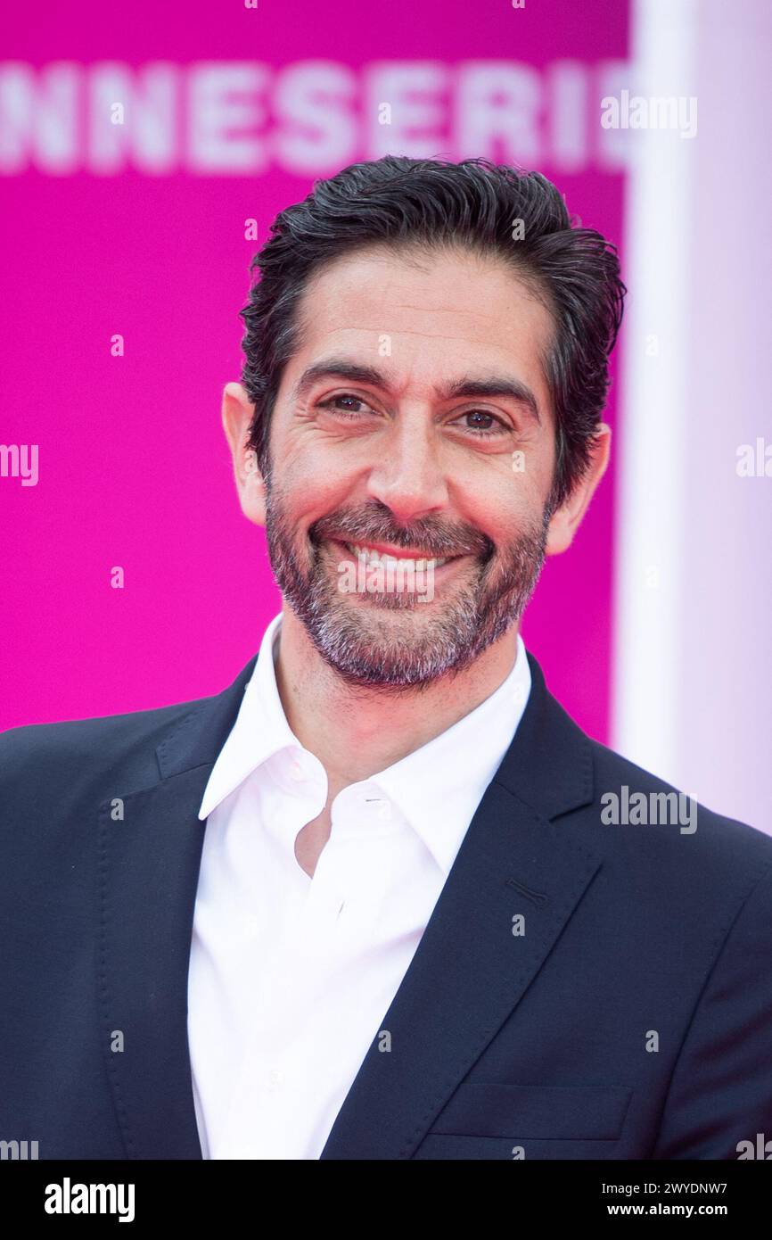 Mathieu Delarive attending the Opening Pink Carpet of the 7th ...