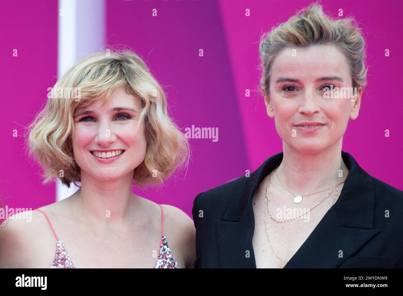Sylvie Flepp and Agathe de La Boulaye attending the Opening Pink Carpet ...