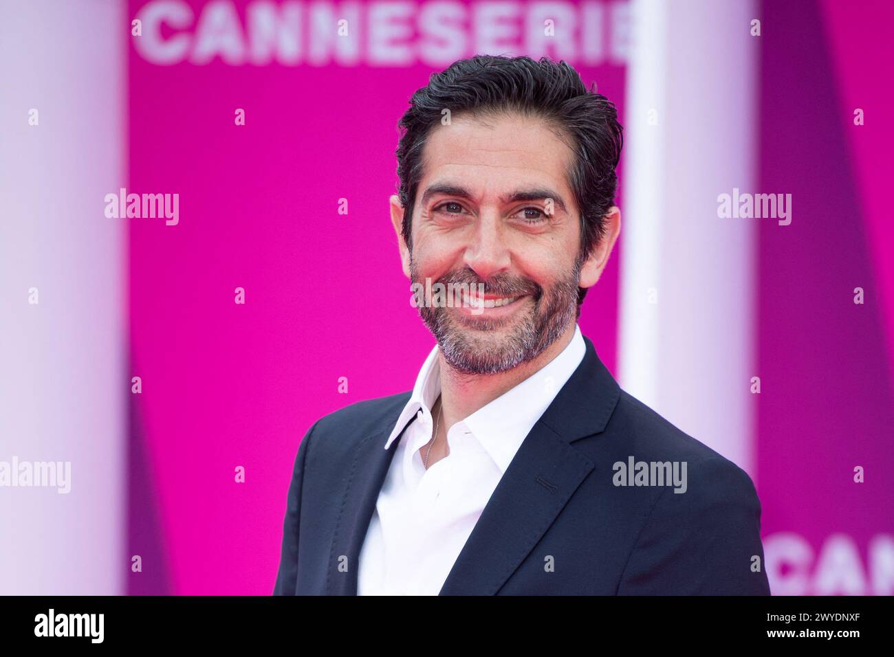 Mathieu Delarive attending the Opening Pink Carpet of the 7th ...