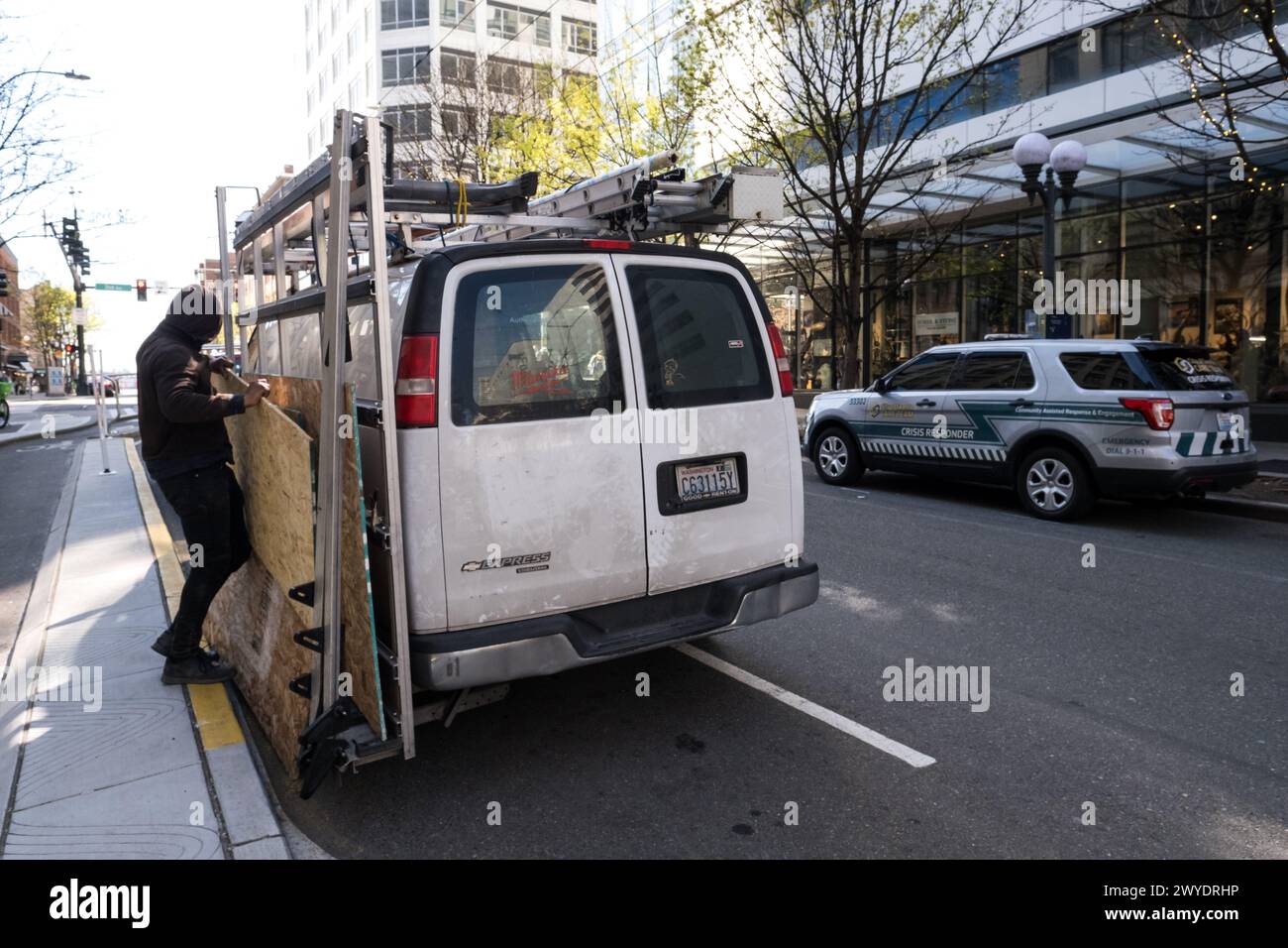 Seattle, USA. 31st Mar 2024. Crisis Responce Care Team vehicle on 3rd ...