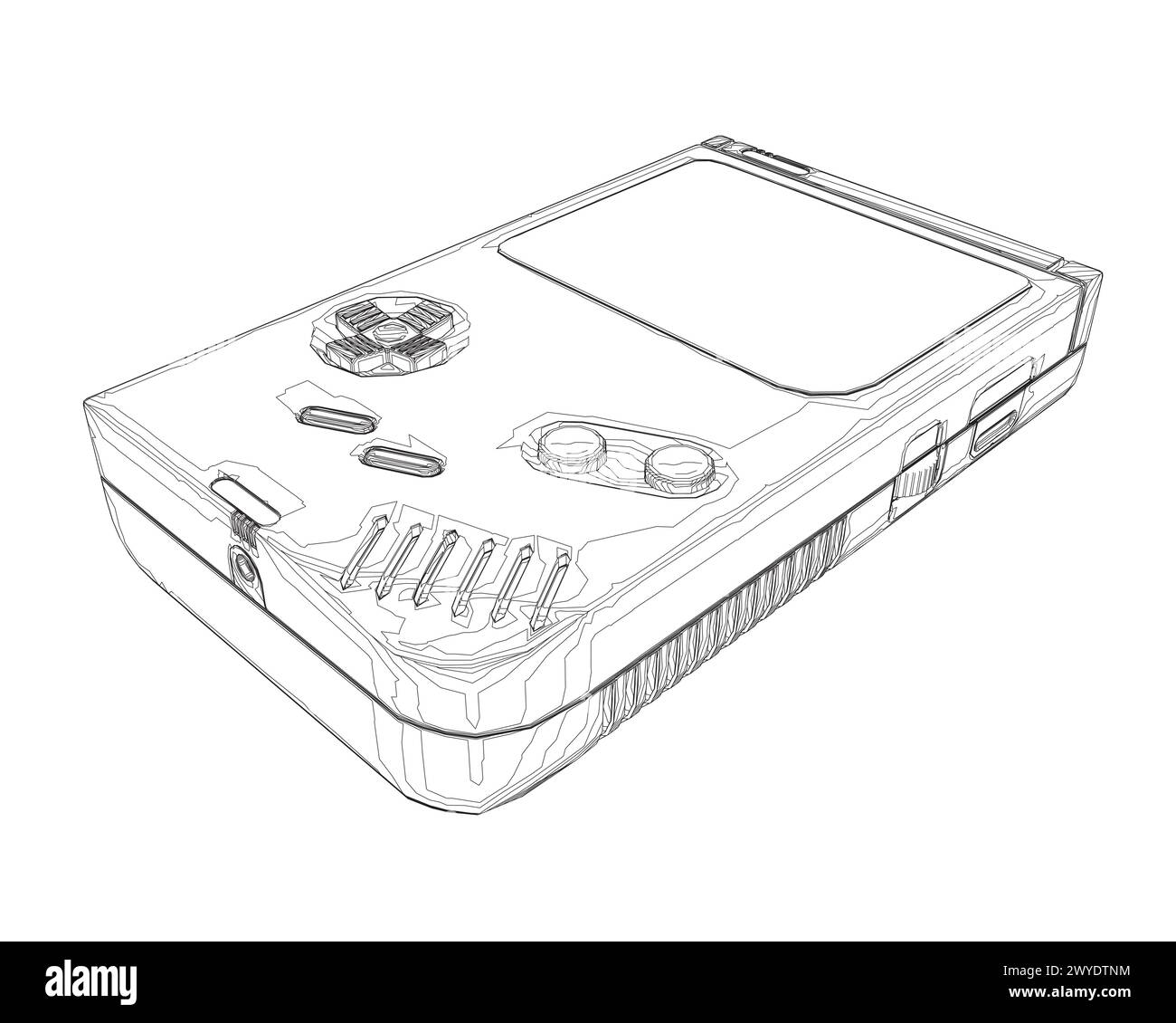 3d game screen Stock Vector Images - Alamy