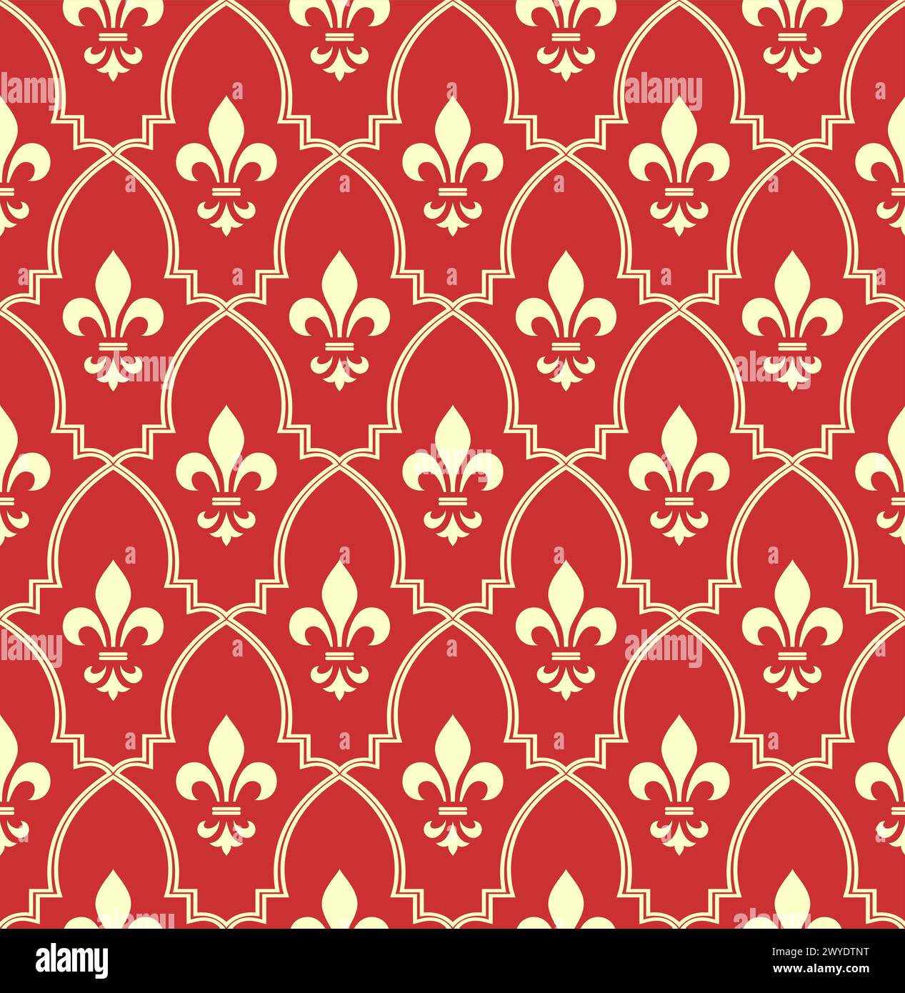 Floral pattern. Wallpaper baroque, damask. Seamless vector background ...