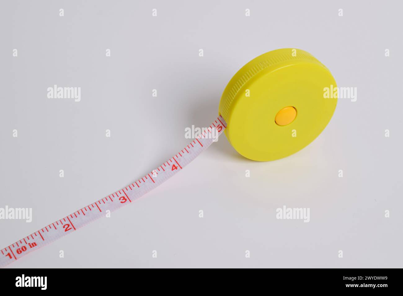 Cloth measuring tape isolated on white background. Tailor's sewing ...