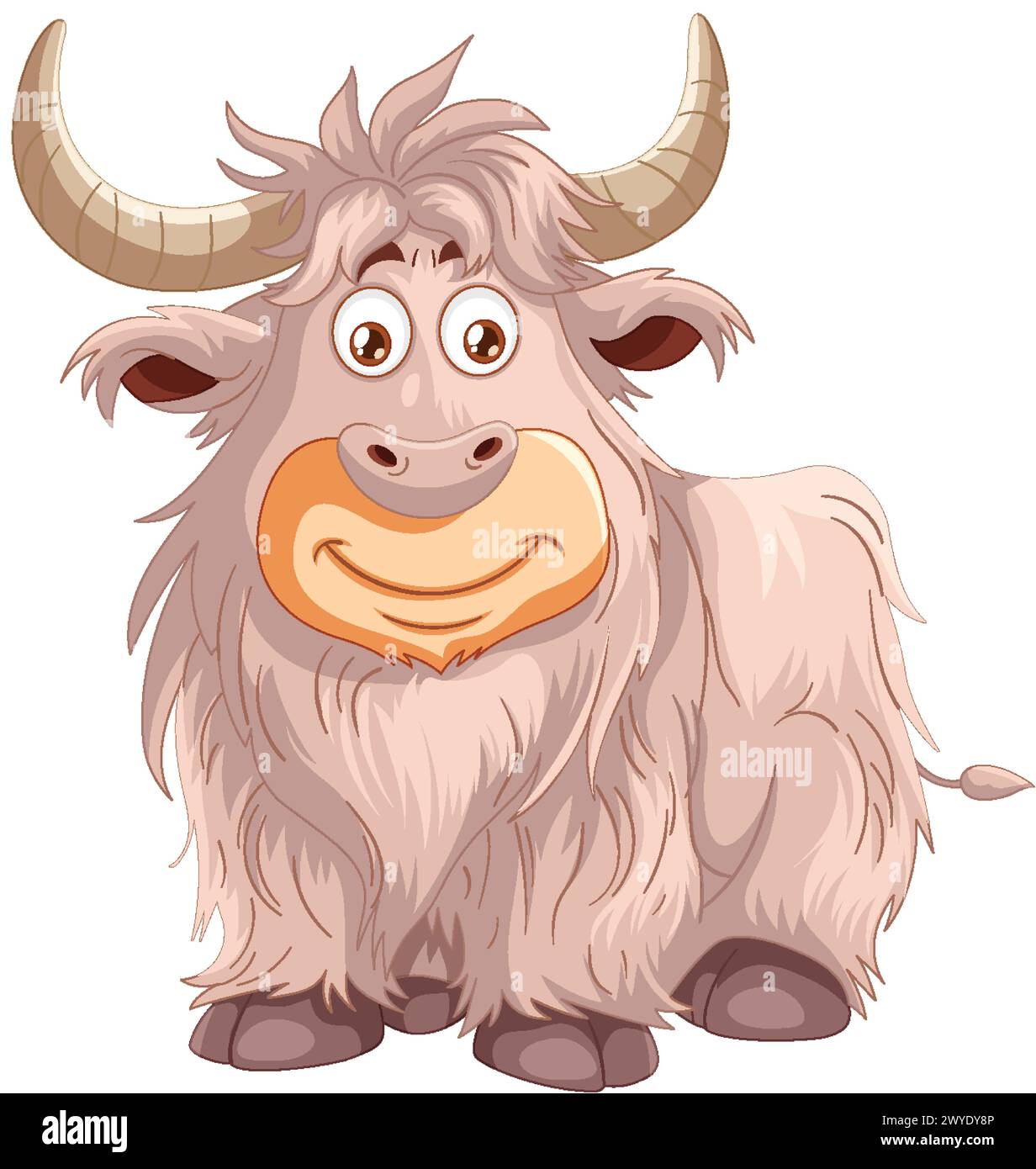 A friendly yak character with a big smile Stock Vector Image & Art - Alamy
