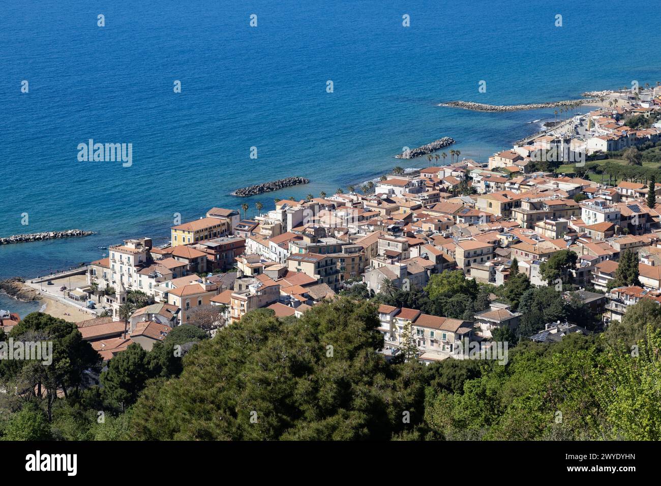 Castellabate aerial view cilento hi-res stock photography and images ...