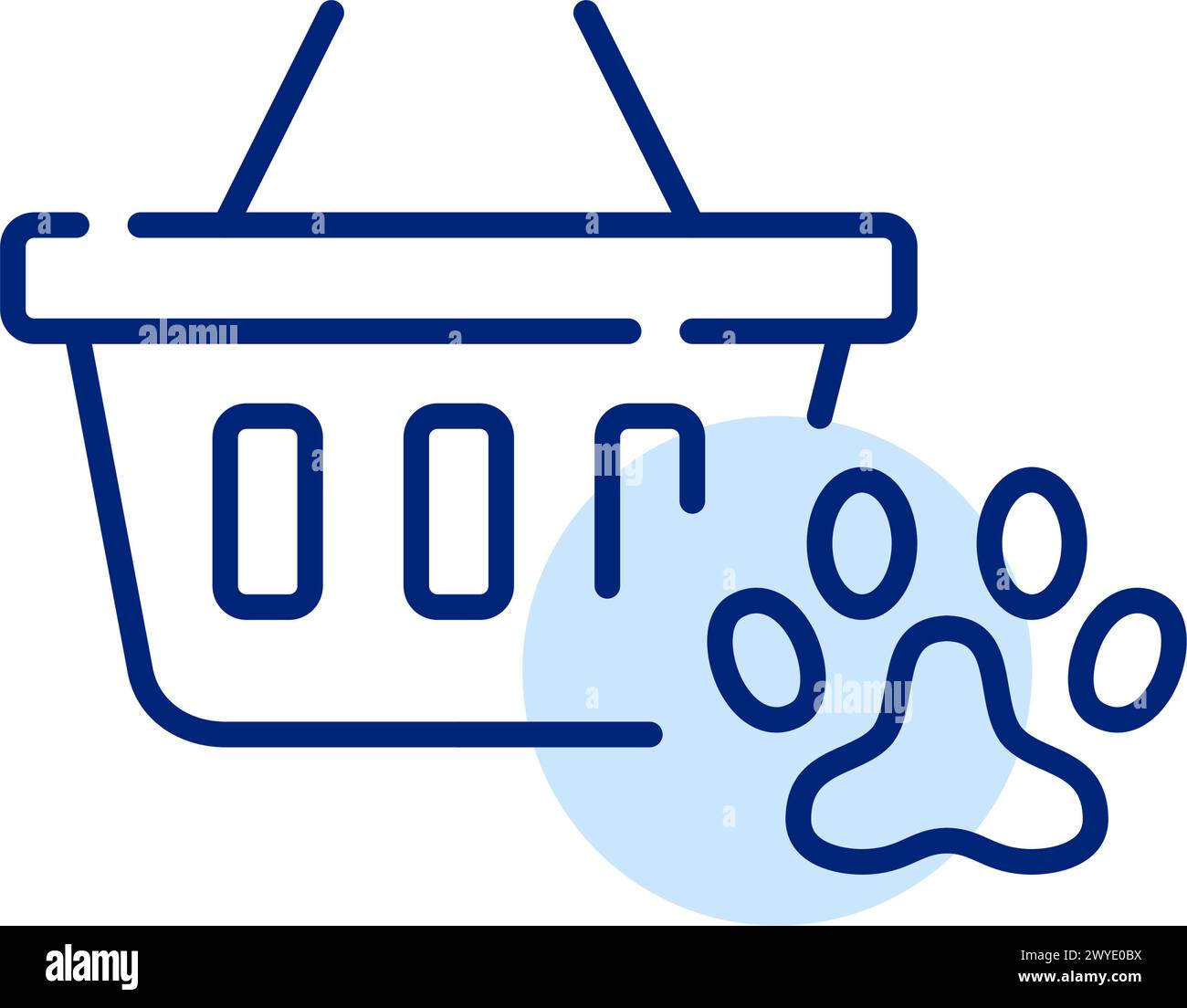 Toy house in basket Stock Vector Images - Alamy
