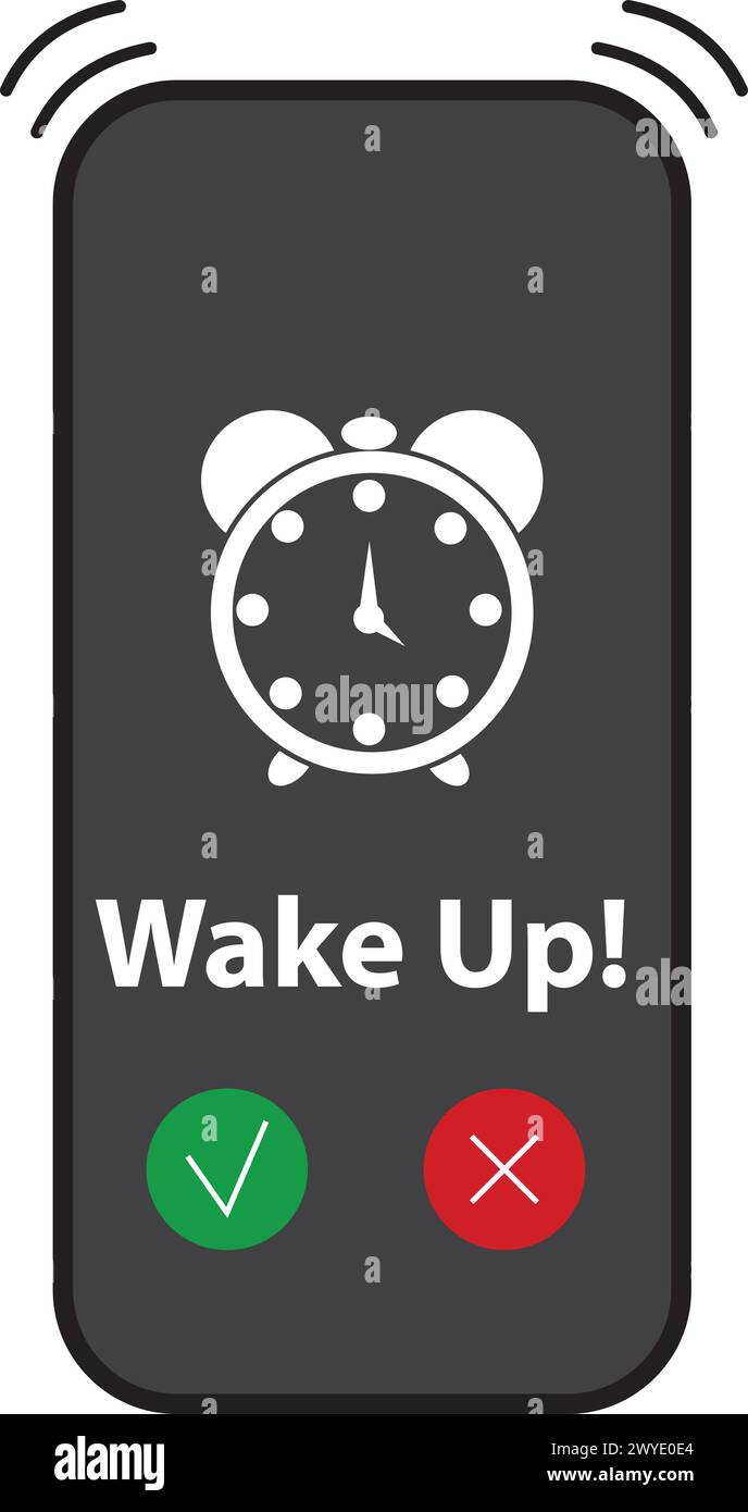 Digital alarmclock Stock Vector Images - Alamy