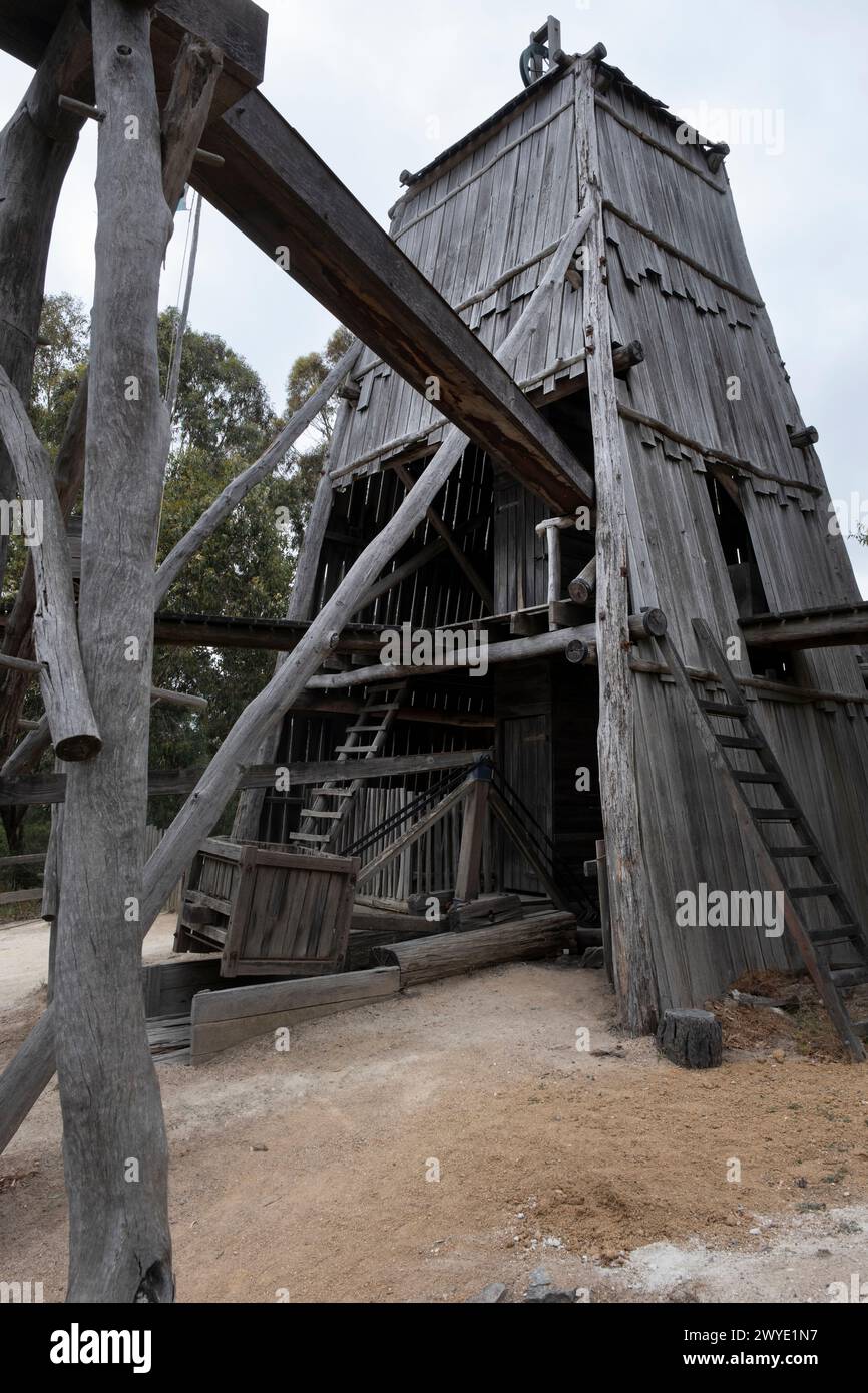 Sovereign Hill open air museum, recreated 1860s gold mining town in ...