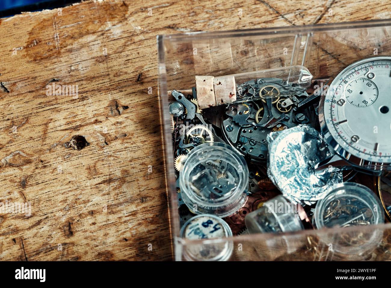 Watchmaker's table: a display of precision, skill, and aesthetic taste ...