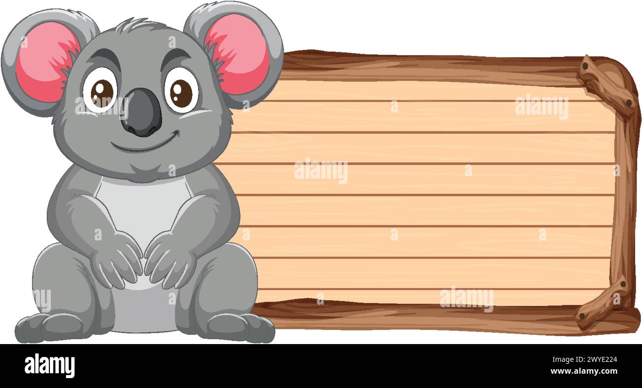 Wooden koala Stock Vector Images - Alamy