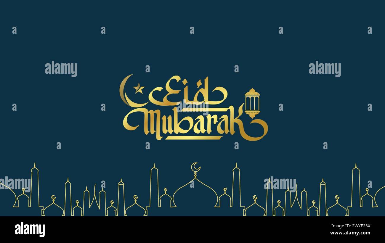 Arabic Typography Eid Mubarak Eid Al-Adha Eid Saeed , Eid Al-Fitr text ...