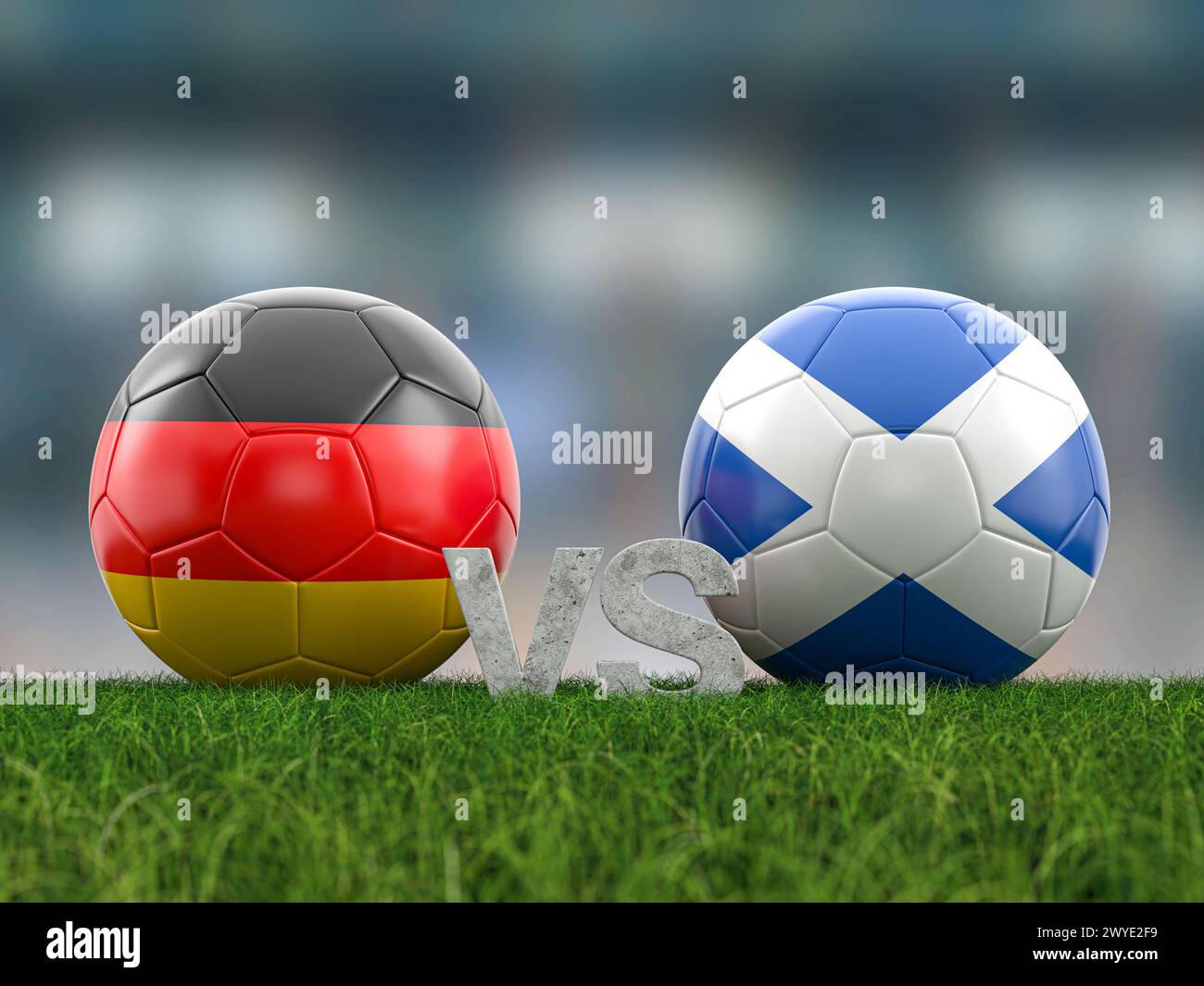 Euro 2024 germany vs scotland hi-res stock photography and images - Alamy