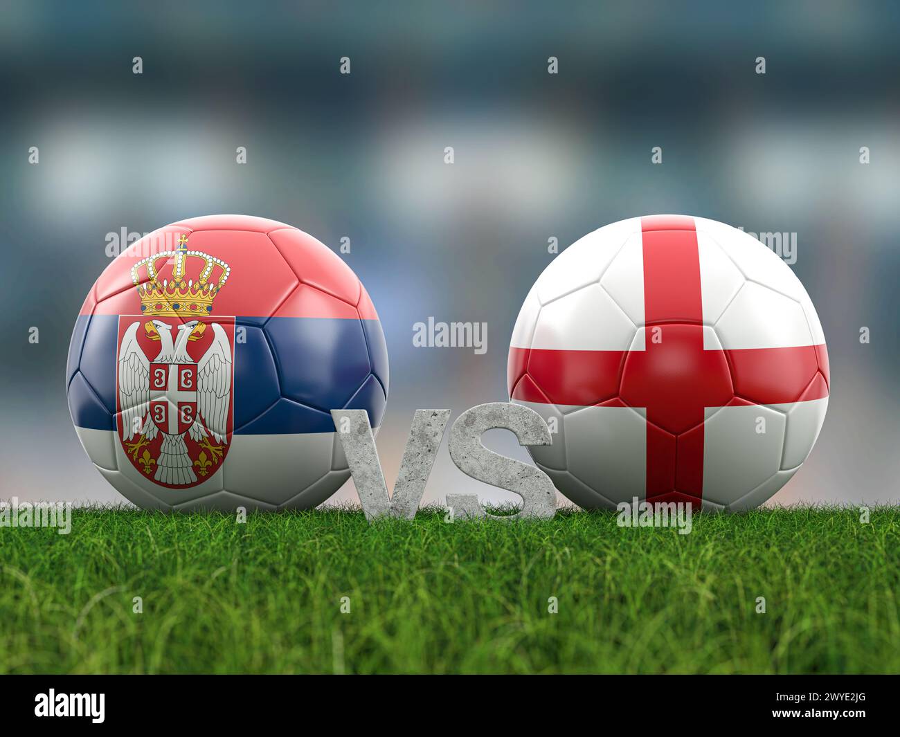 Euro 2024 england serbia hi-res stock photography and images - Alamy