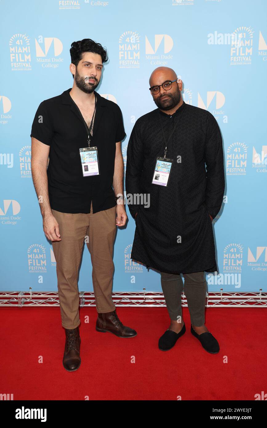 MIAMI, FL-APRIL 5: ba.ba, Kevin Ondarza (producer) and Ronald Barez ...