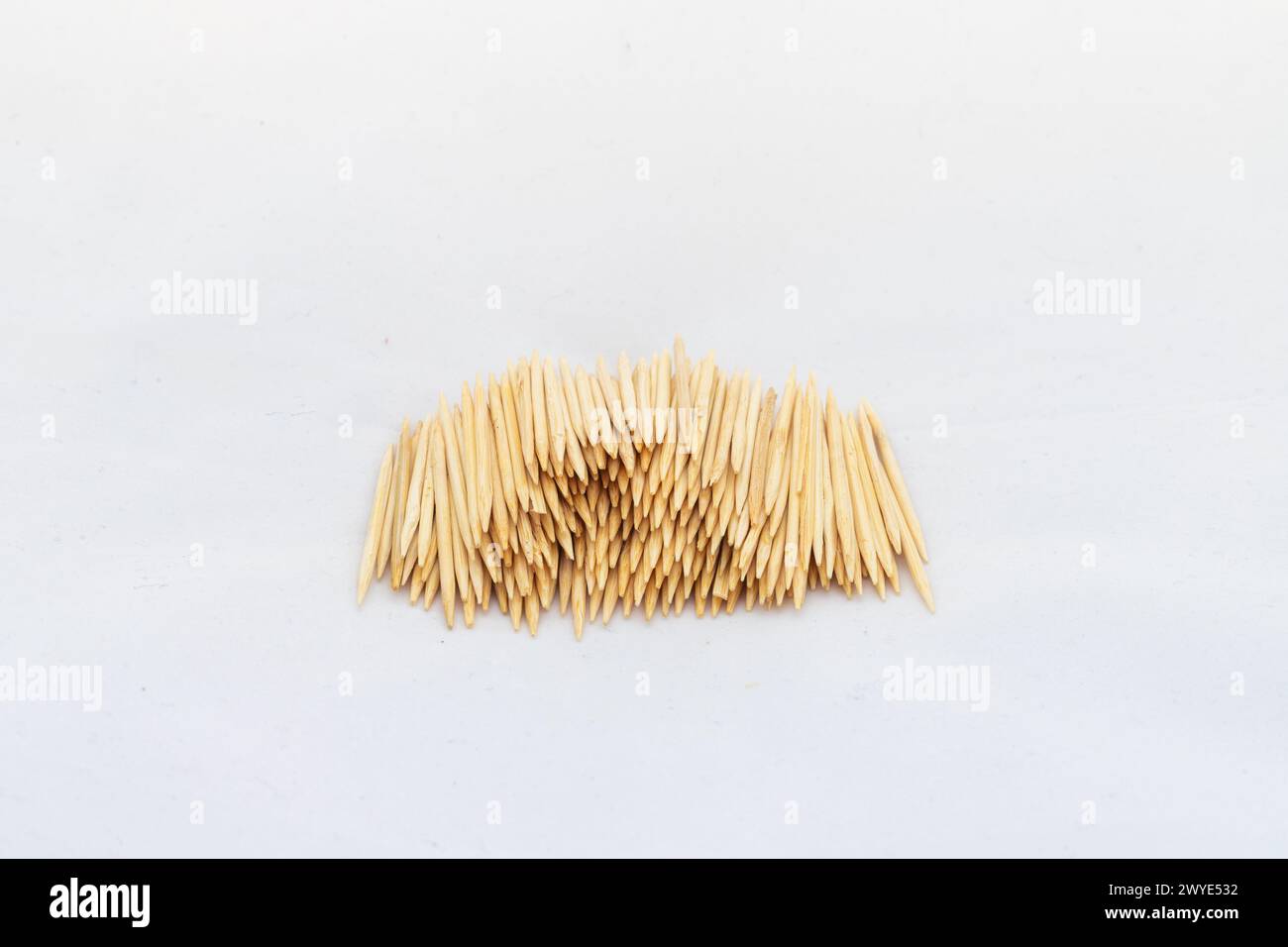 Wooden toothpicks isolated on white background Stock Photo - Alamy