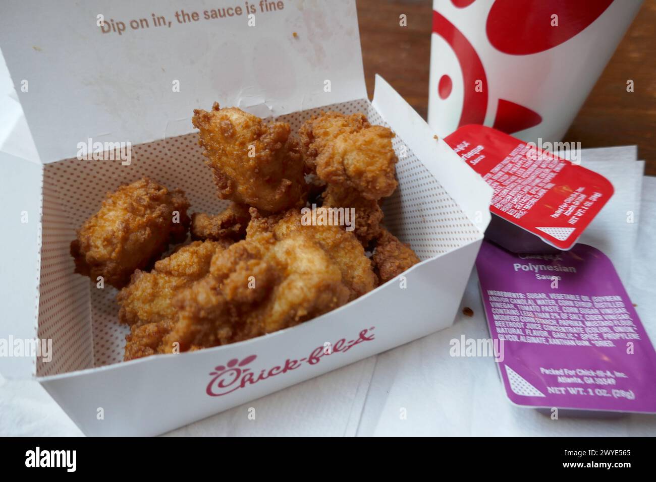 Los Angeles, California, USA 4th April 2024 Chick Filet at Westfield ...