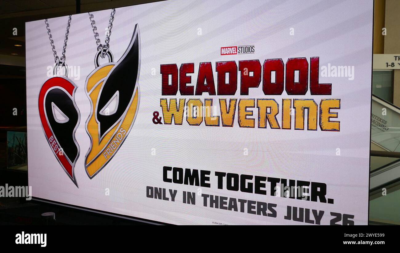 Los Angeles, California, USA 4th April 2024 Deadpool & Wolverine ...