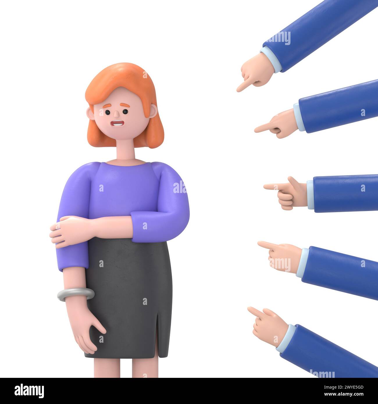 Censure cartoon hi-res stock photography and images - Alamy