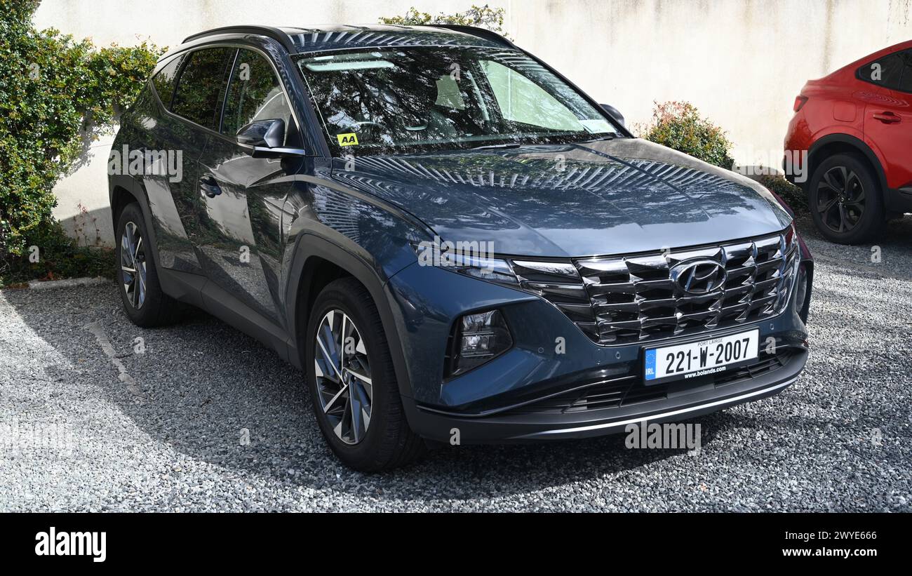 Hyundai Tuscon MPV a 2024 model Stock Photo - Alamy