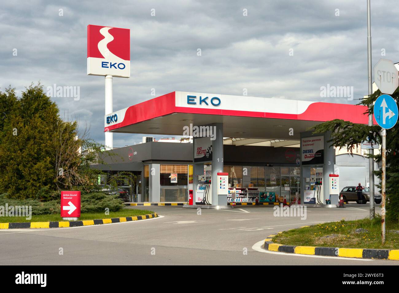 Sofia petrol station hi-res stock photography and images - Alamy