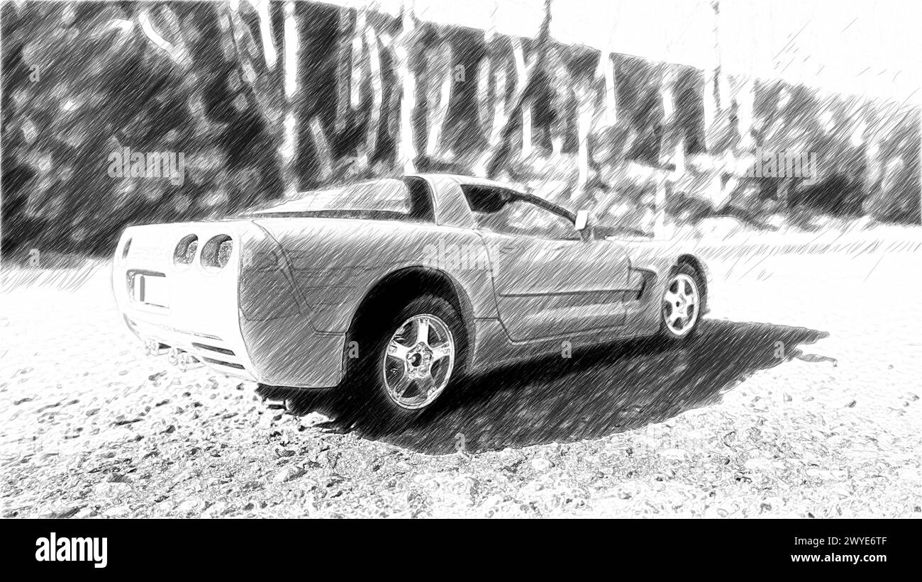 Drawing representing Black and White Stock Photos & Images - Alamy