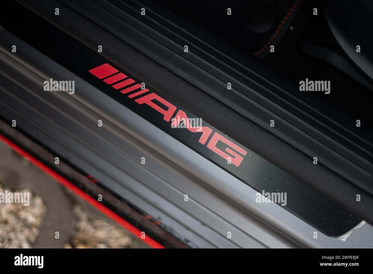 Mercedes-AMG A45s. In this trim, Street Style edition Stock Photo - Alamy