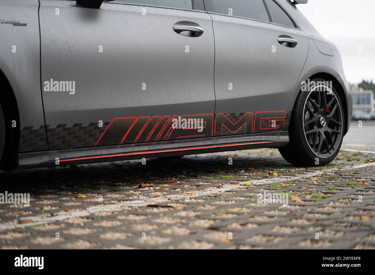 Mercedes-AMG A45s. In this trim, Street Style edition Stock Photo - Alamy
