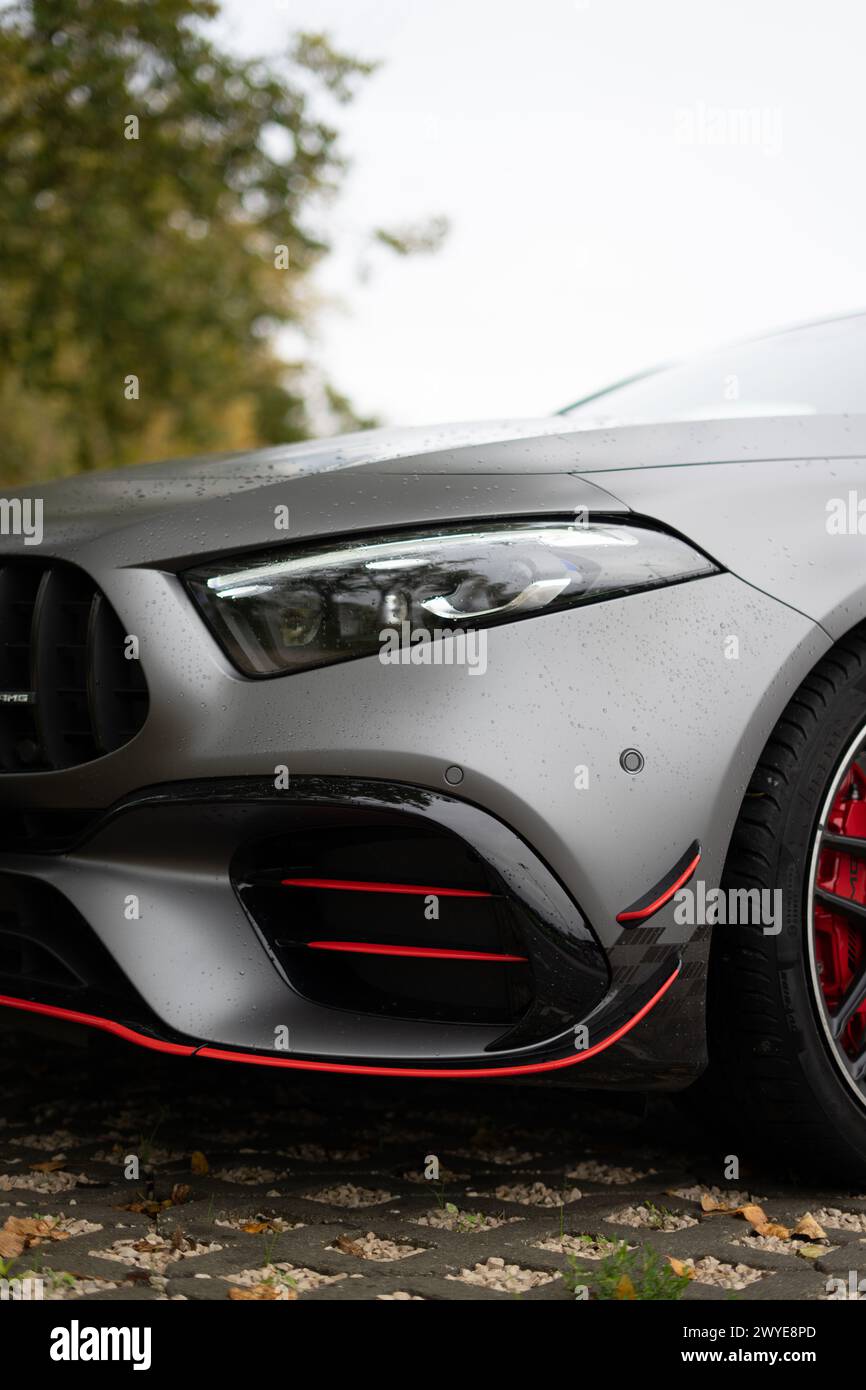 Mercedes-AMG A45s. In this trim, Street Style edition Stock Photo - Alamy