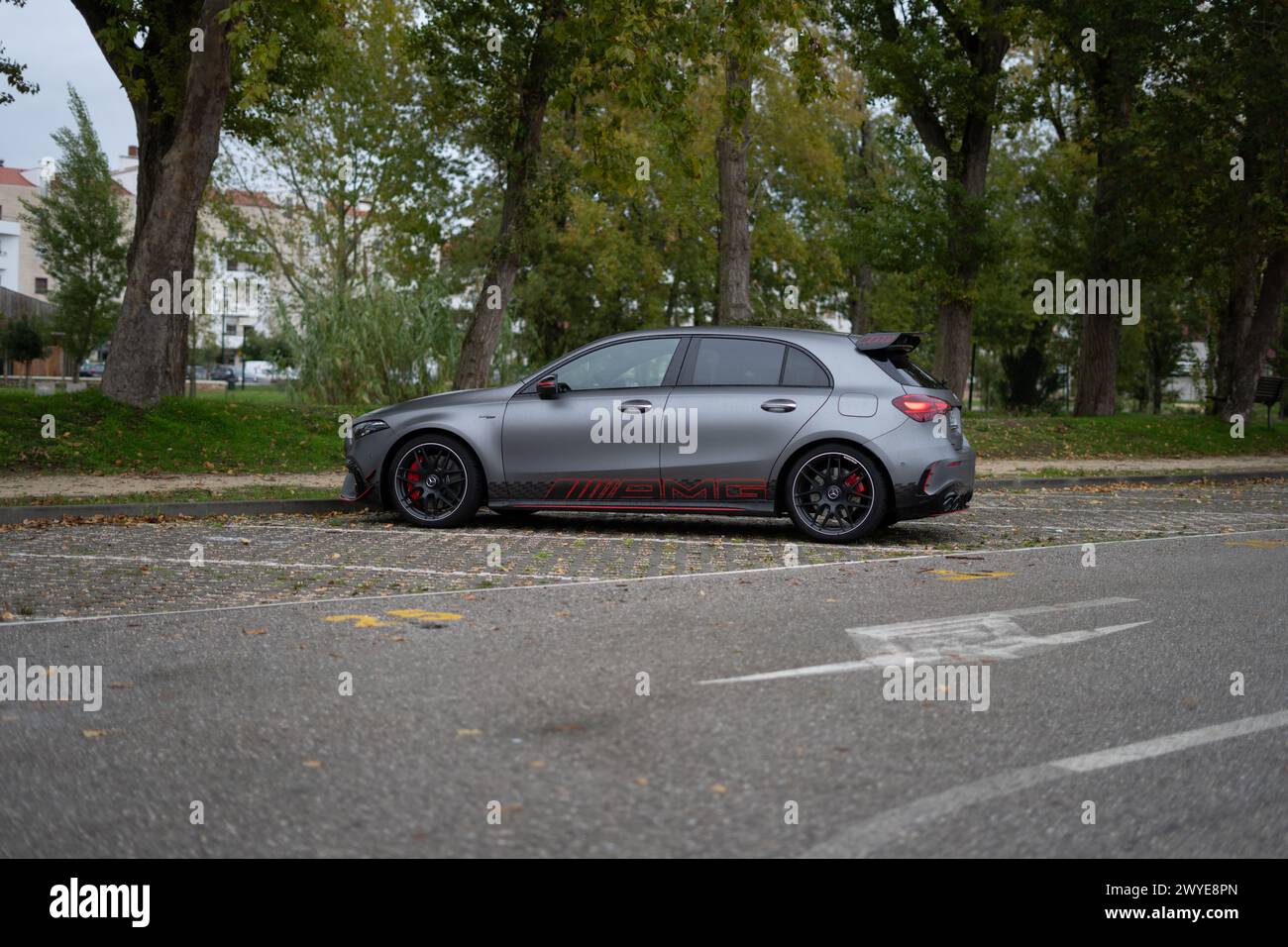 Mercedes-AMG A45s. In this trim, Street Style edition Stock Photo - Alamy