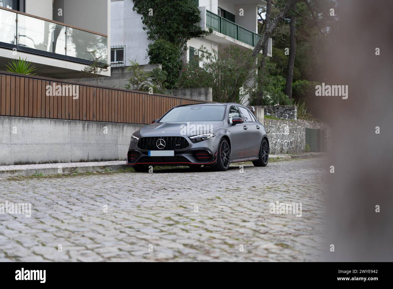 Mercedes-AMG A45s. In this trim, Street Style edition Stock Photo - Alamy