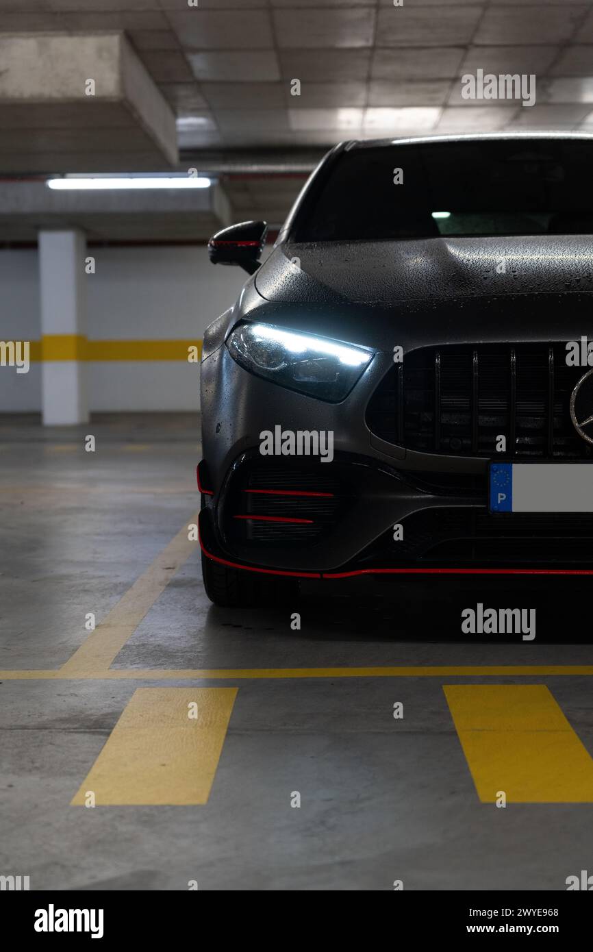 Mercedes-AMG A45s. In this trim, Street Style edition Stock Photo - Alamy