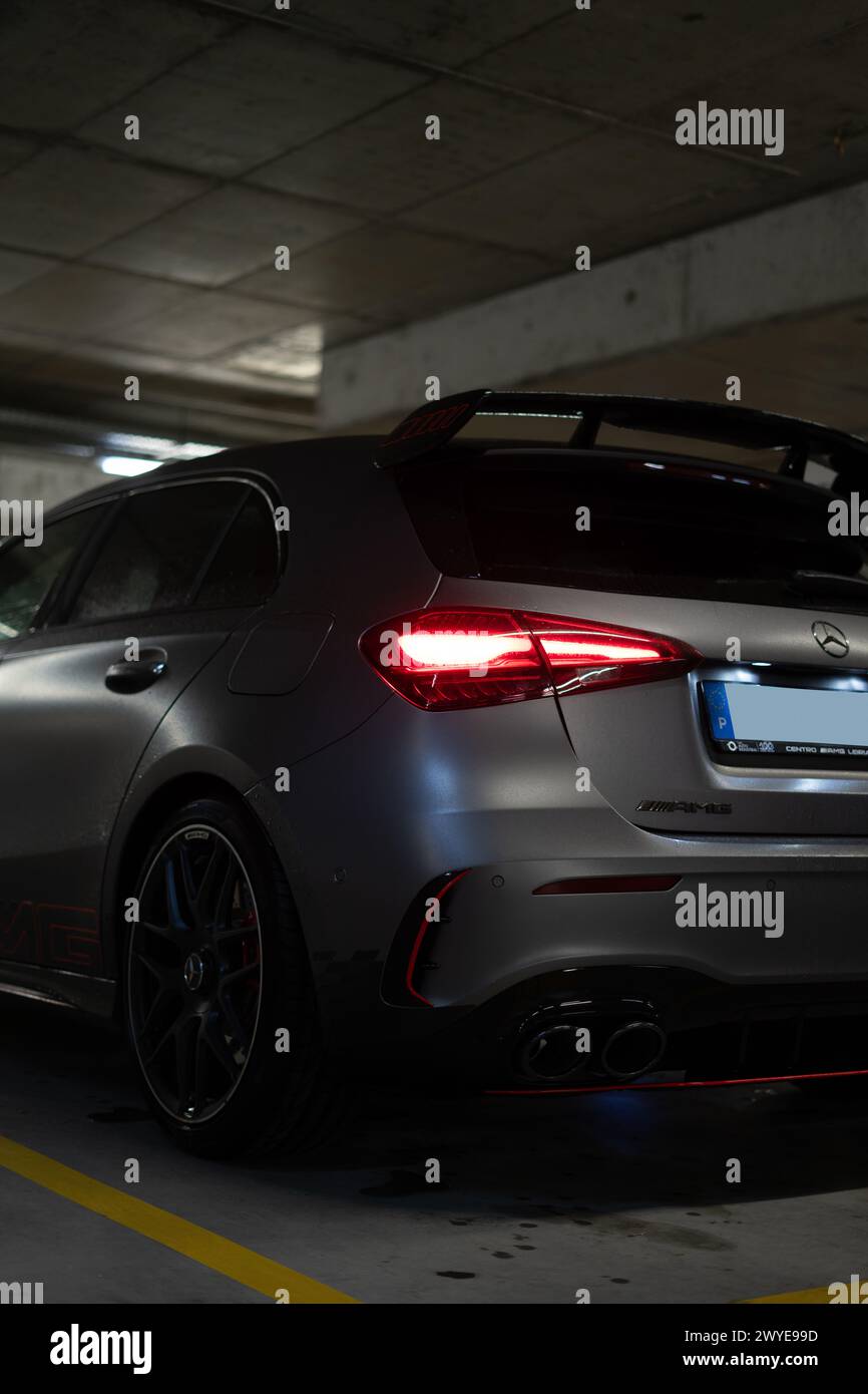 Mercedes-AMG A45s. In this trim, Street Style edition Stock Photo - Alamy