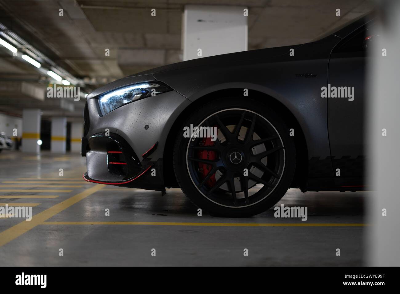 Mercedes-AMG A45s. In this trim, Street Style edition Stock Photo - Alamy