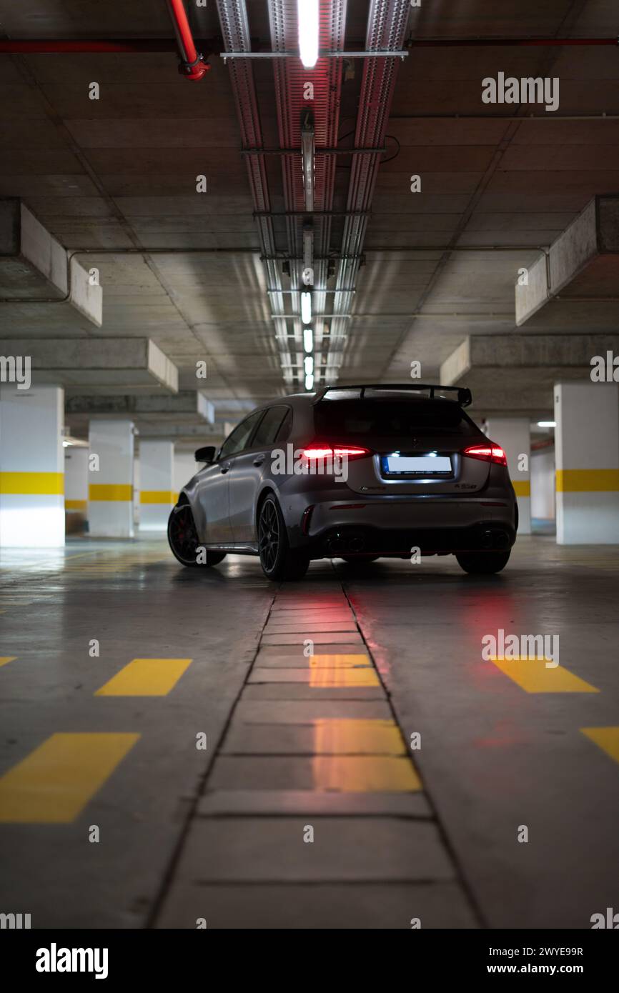 Mercedes-AMG A45s. In this trim, Street Style edition Stock Photo - Alamy