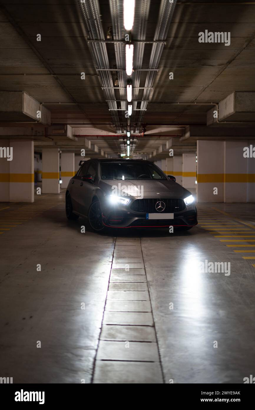 Mercedes-AMG A45s. In this trim, Street Style edition Stock Photo - Alamy