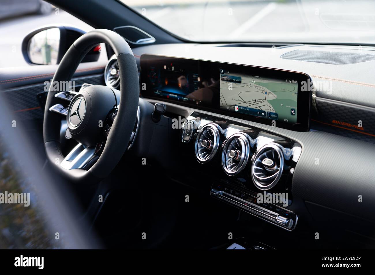 Mercedes-AMG A45s. In this trim, Street Style edition Stock Photo - Alamy