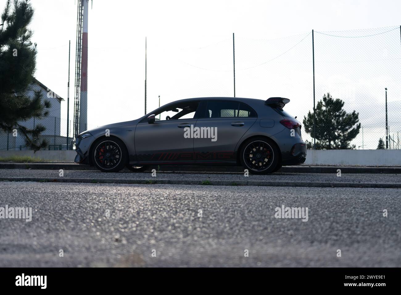 Mercedes-AMG A45s. In this trim, Street Style edition Stock Photo - Alamy