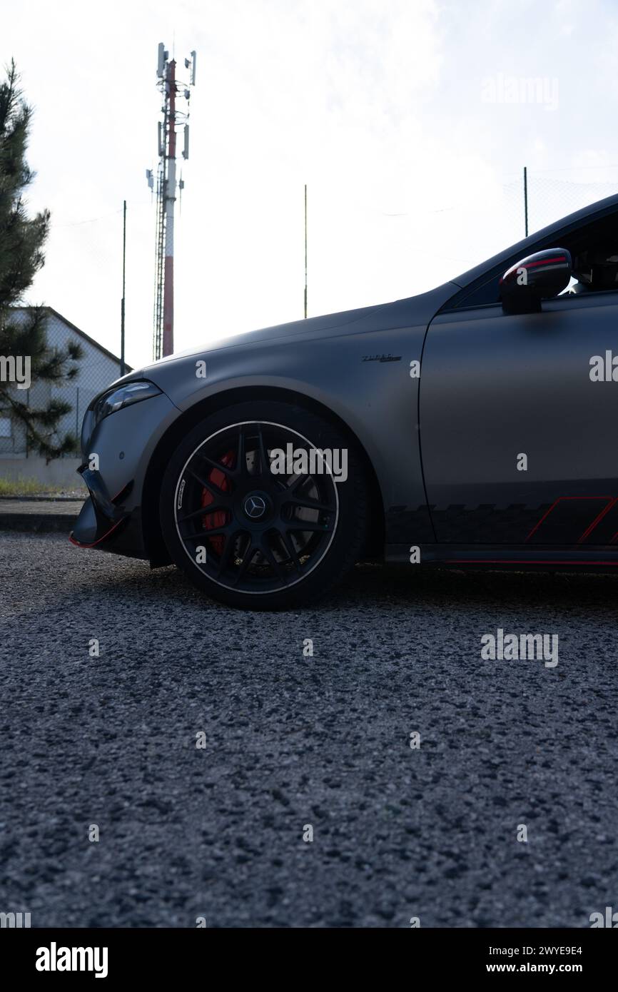 Mercedes-AMG A45s. In this trim, Street Style edition Stock Photo - Alamy