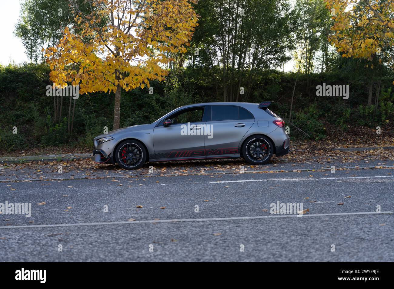 Mercedes-AMG A45s. In this trim, Street Style edition Stock Photo - Alamy