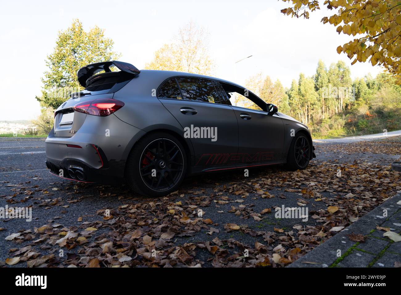 Mercedes-AMG A45s. In this trim, Street Style edition Stock Photo - Alamy