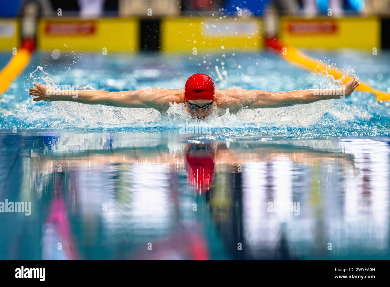 LONDON, UNITED KINGDOM. 05 April, 2024. Max Litchfield competes in Men ...