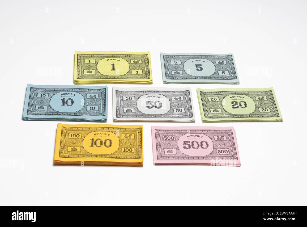 Monopoly board game 100 bank hi-res stock photography and images - Alamy