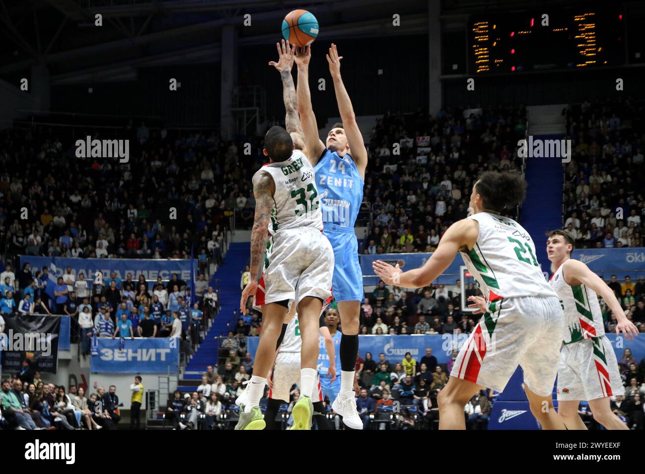 Saint Petersburg, Russia. 05th Apr, 2024. Kyle Kuric (24) of Zenit ...