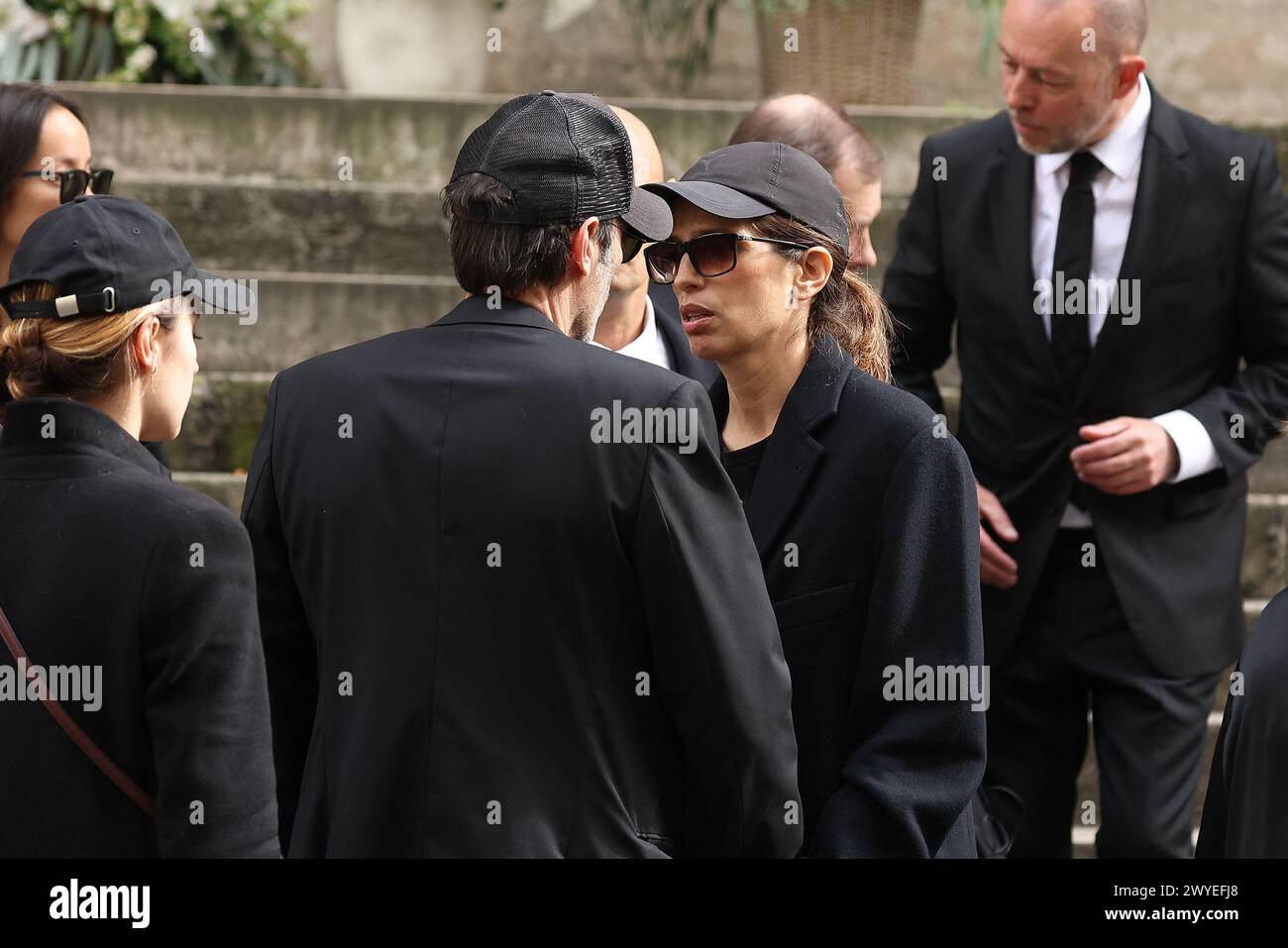 Paris, France. 06th Apr, 2024. Anthony Delon and Maiwenn arriving to ...